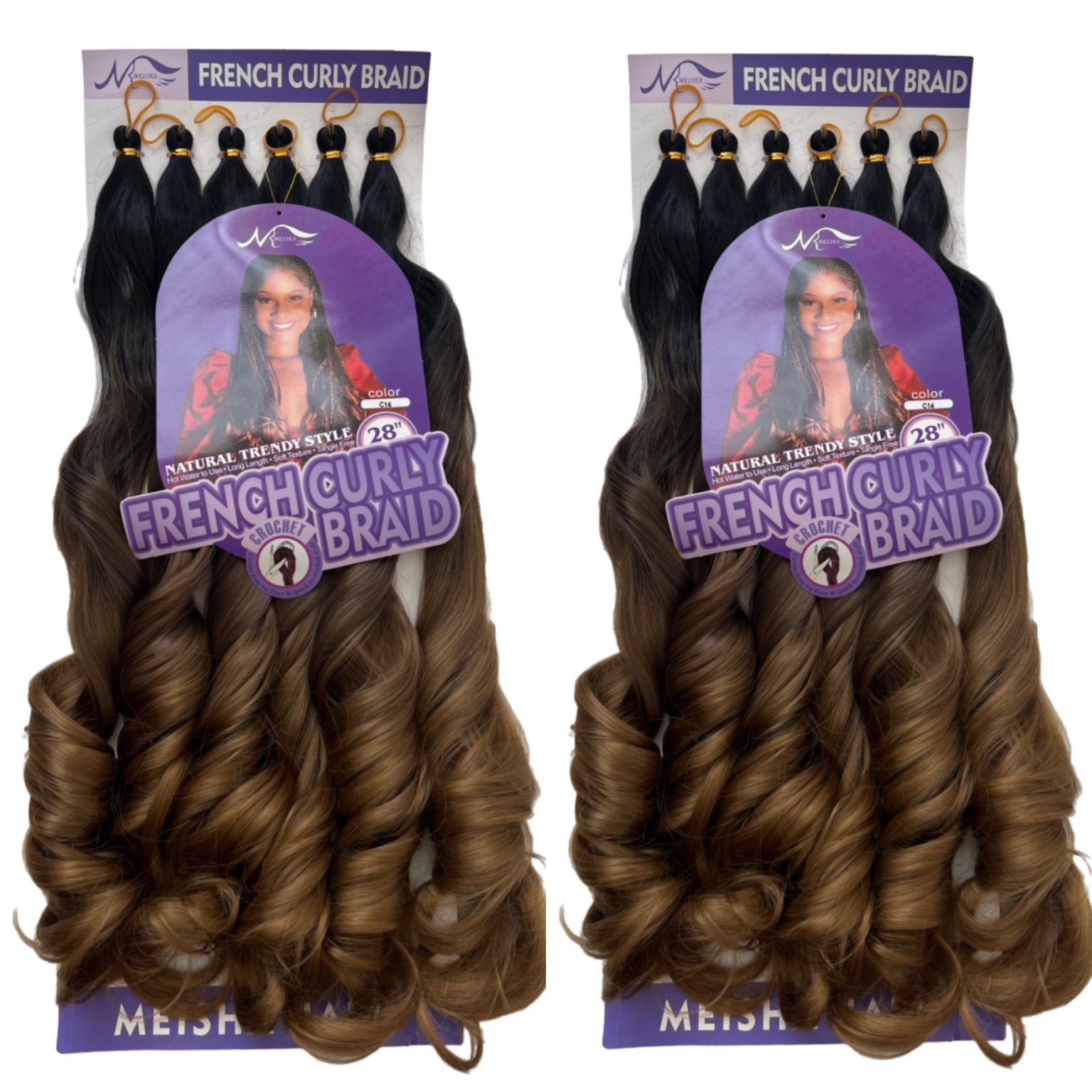 28 ” Meisha French Curly Braid – Lex Plush