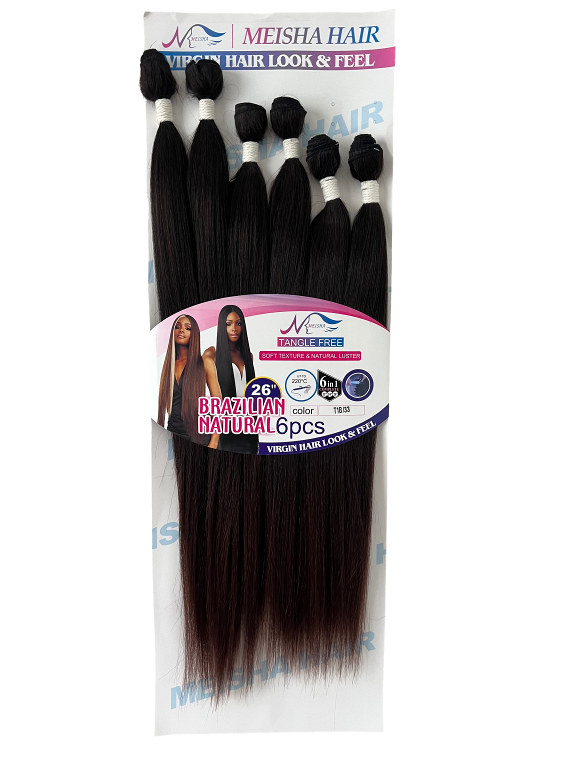 Meisha All In One Pack Bundles -Human Touch Hair Blend -26 Inch – Lex Plush
