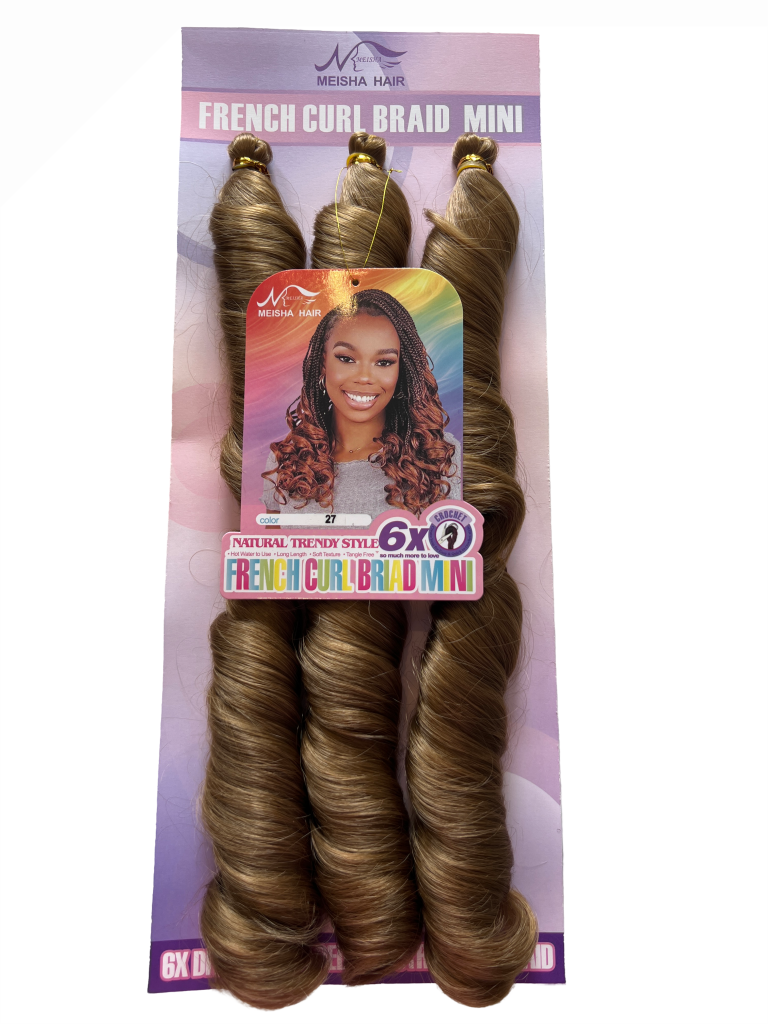 Meisha French Curl Braid Mini – 8 Inch – X 6 bundles – Lex Plush