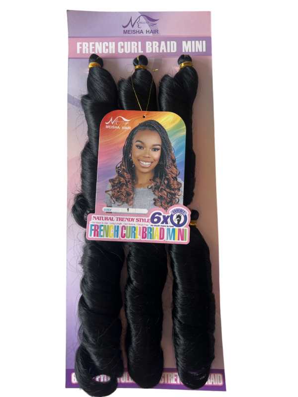 Meisha French Curl Braid Mini – 8 Inch – X 6 bundles – Lex Plush