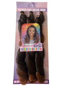 Meisha French Curl Braid Mini – 8 Inch – X 6 bundles – Lex Plush