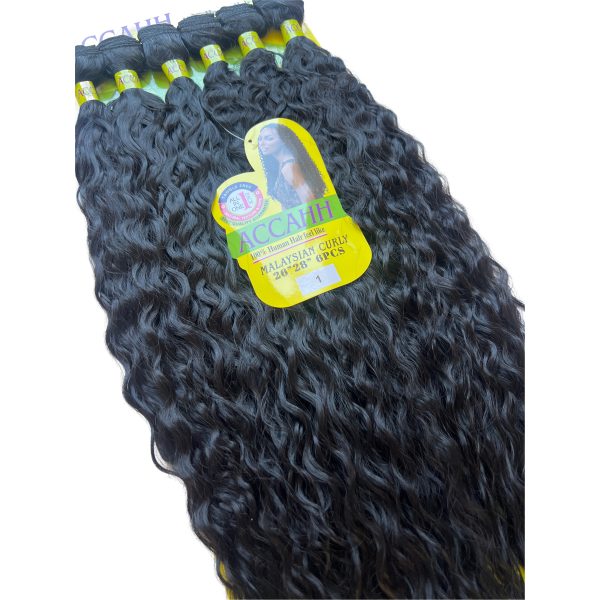ACCAHH All In One Pack Bundles – Malaysian Curl-Human Touch Hair Blend ...